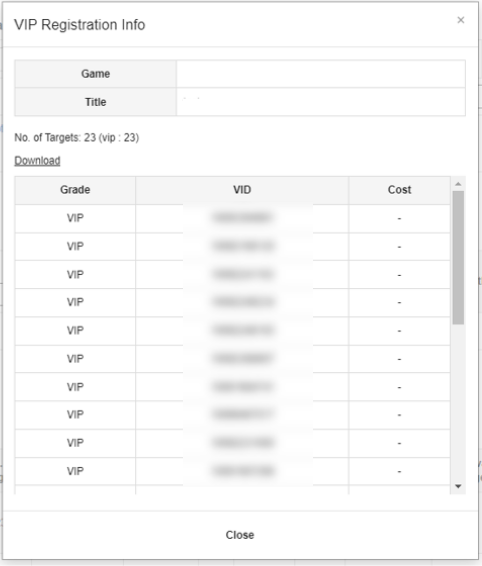 VIP management - Hive Developers